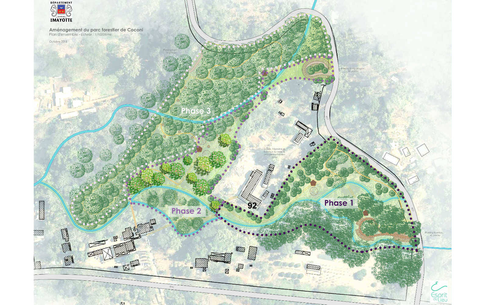 Aménagement du parc forestier de Coconi - Esprit du Lieu